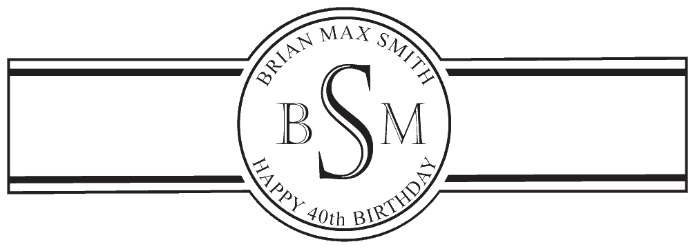Birthday Cigar Band Template 15 Personal Cigar Bands