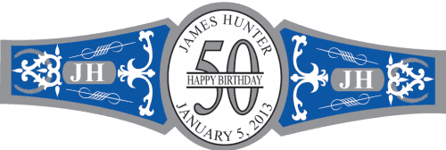 Personal Cigar Bands - Custom cigar labels made in the USA